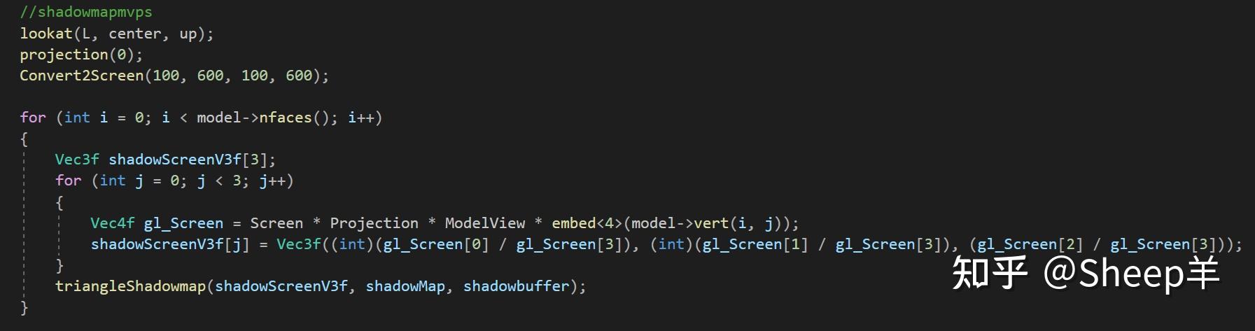 TinyRenderer笔记7(Shadow) - 知乎