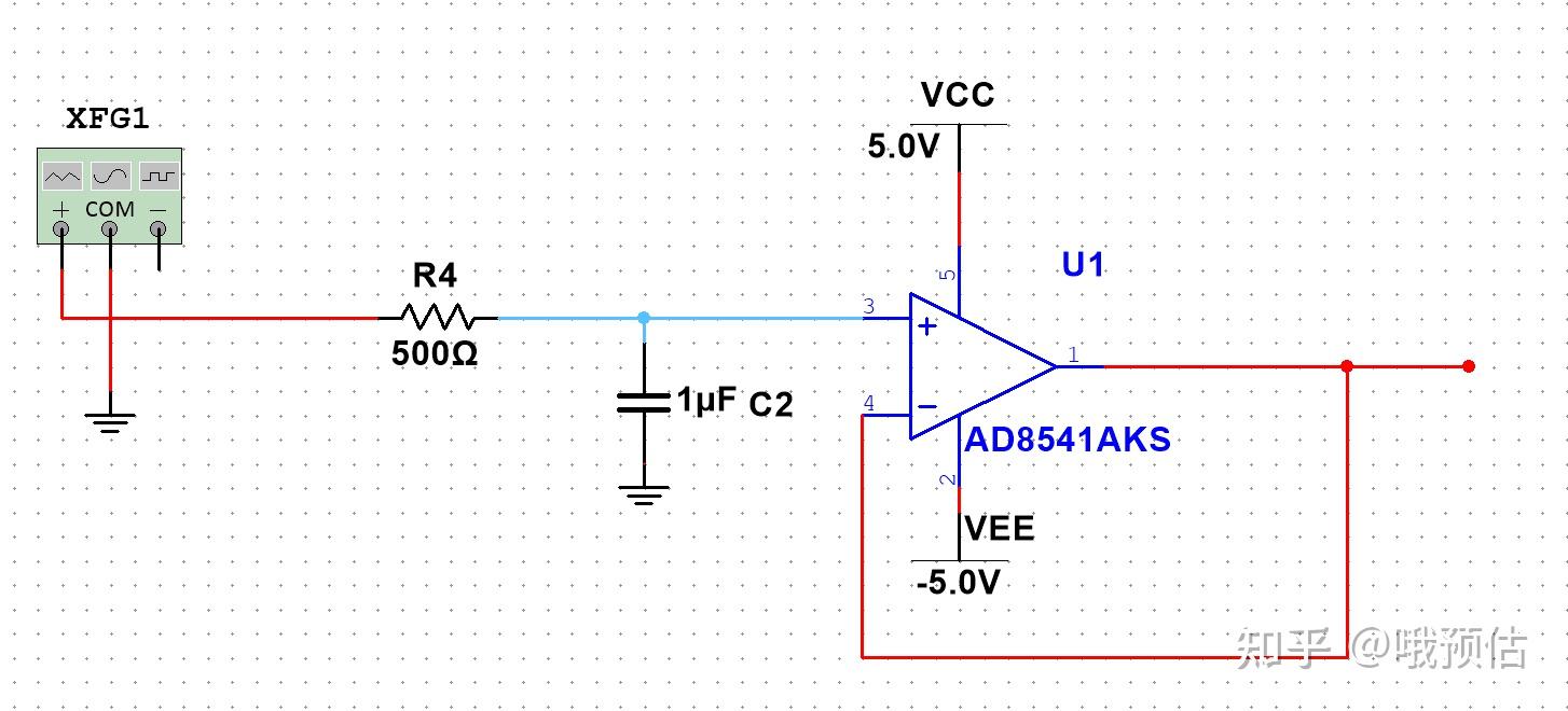 一阶低通滤波器andrc低通电路的频率响应multisim仿真 知乎