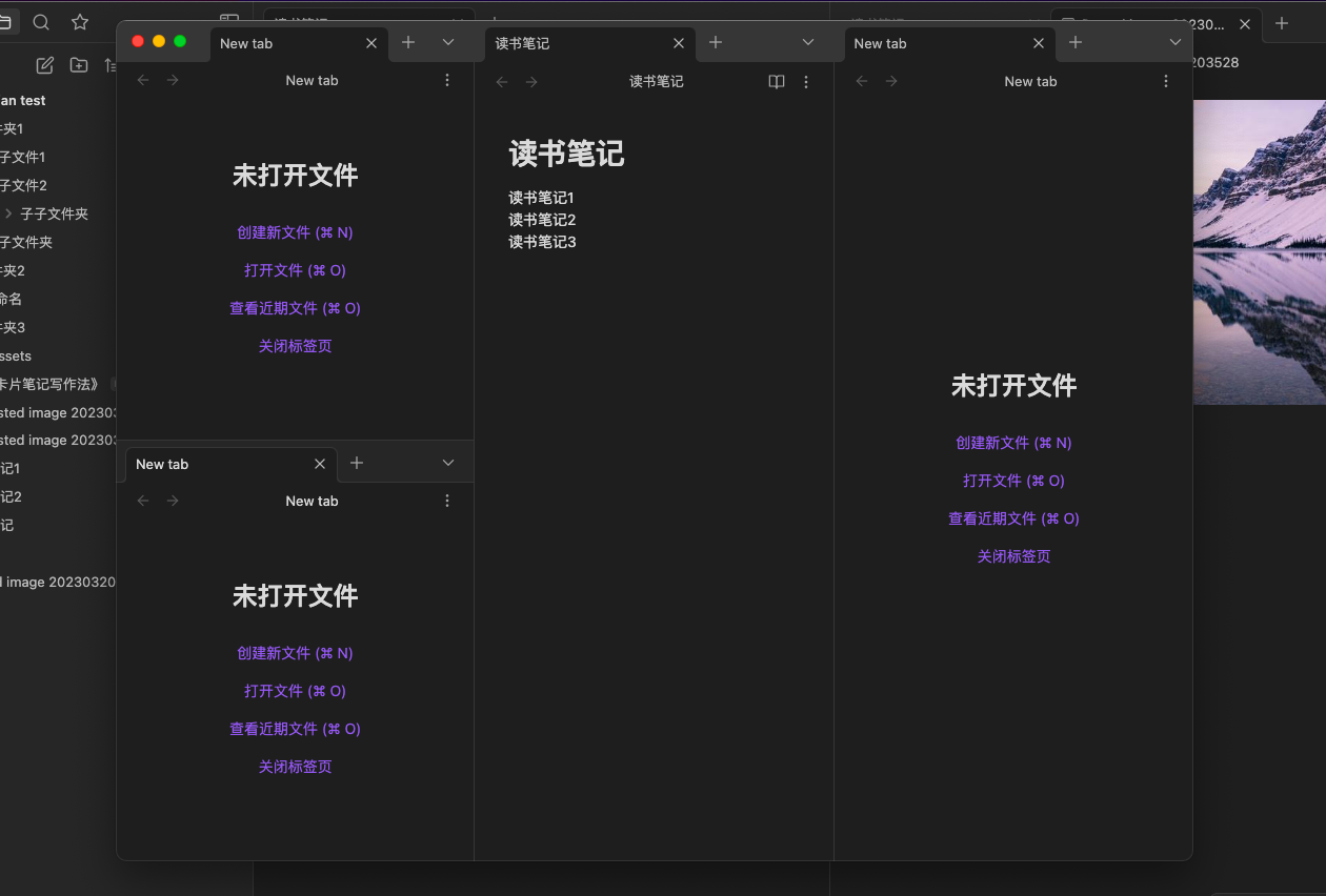 Obsidian 标签页、面板、窗口，你真的懂了吗？ - 知乎