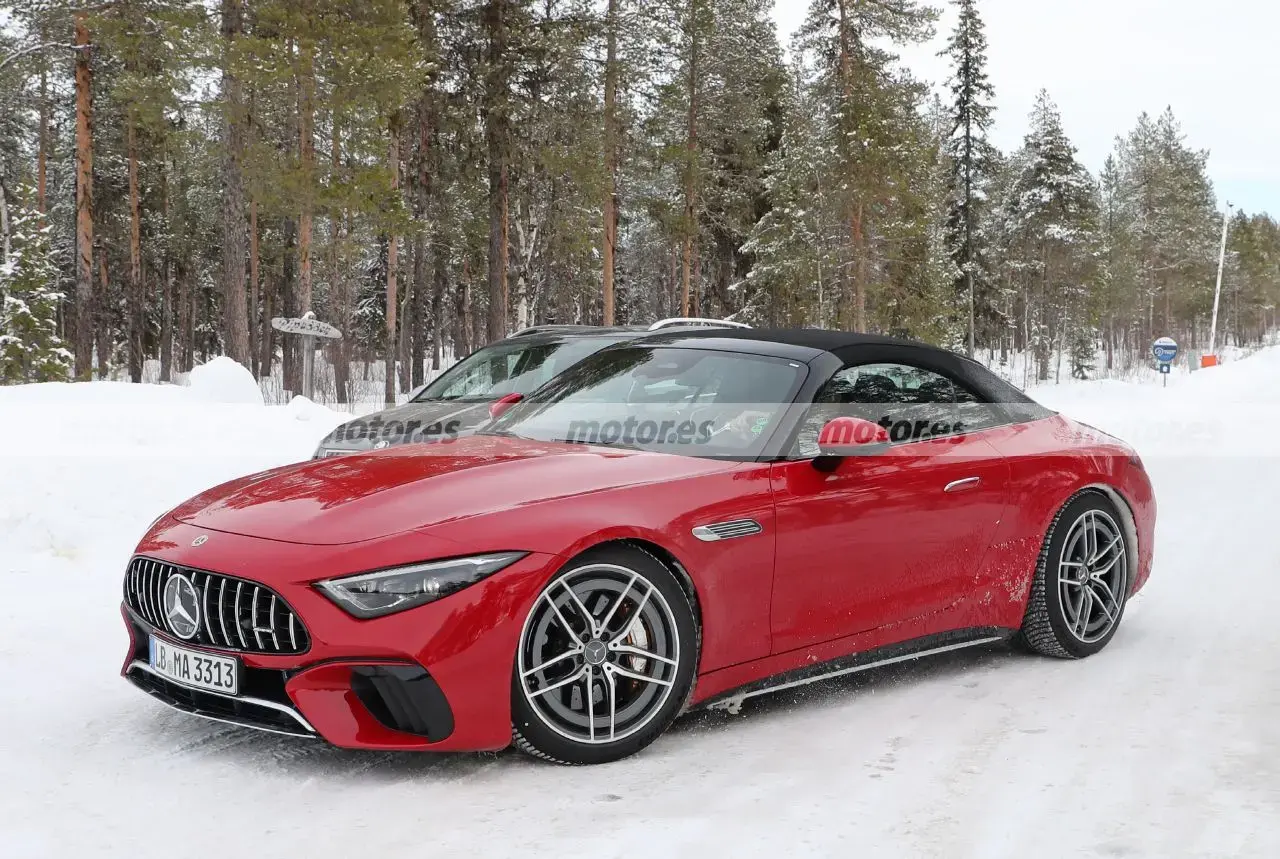 新车速递｜SL系列回归！顶级性能版本SL63 S E谍照曝光 - 知乎