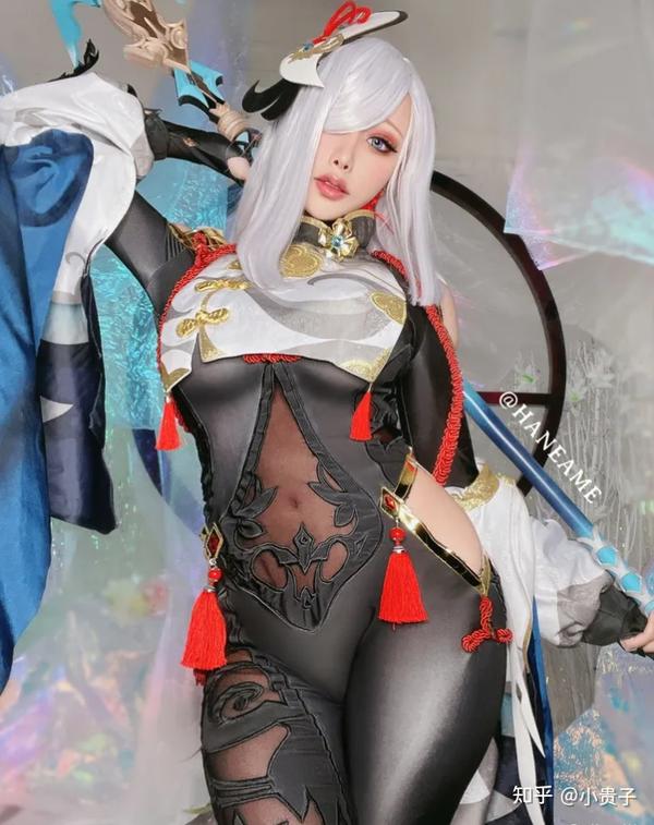 女神cos 雨波_HaneAme~原神申鹤 cosplay写真图片欣赏 - 知乎