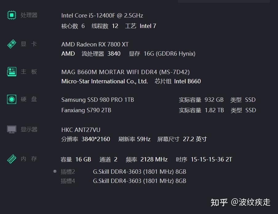 颜值性能双S的2K主战卡，盈通7800XT花嫁评测 - 知乎