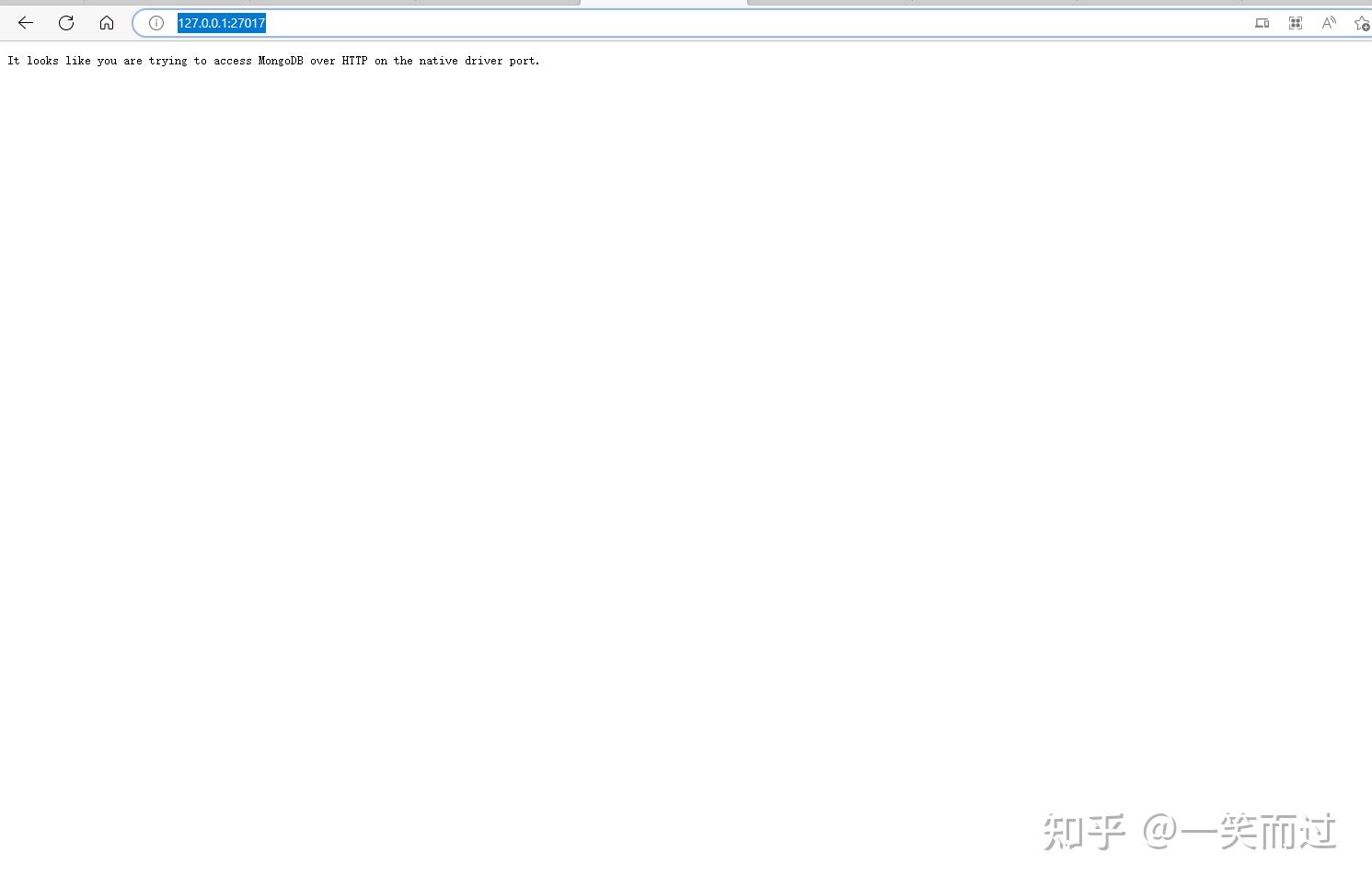 解决：pymongo.errors.ServerSelectionTimeoutError: localhost:27017 ...