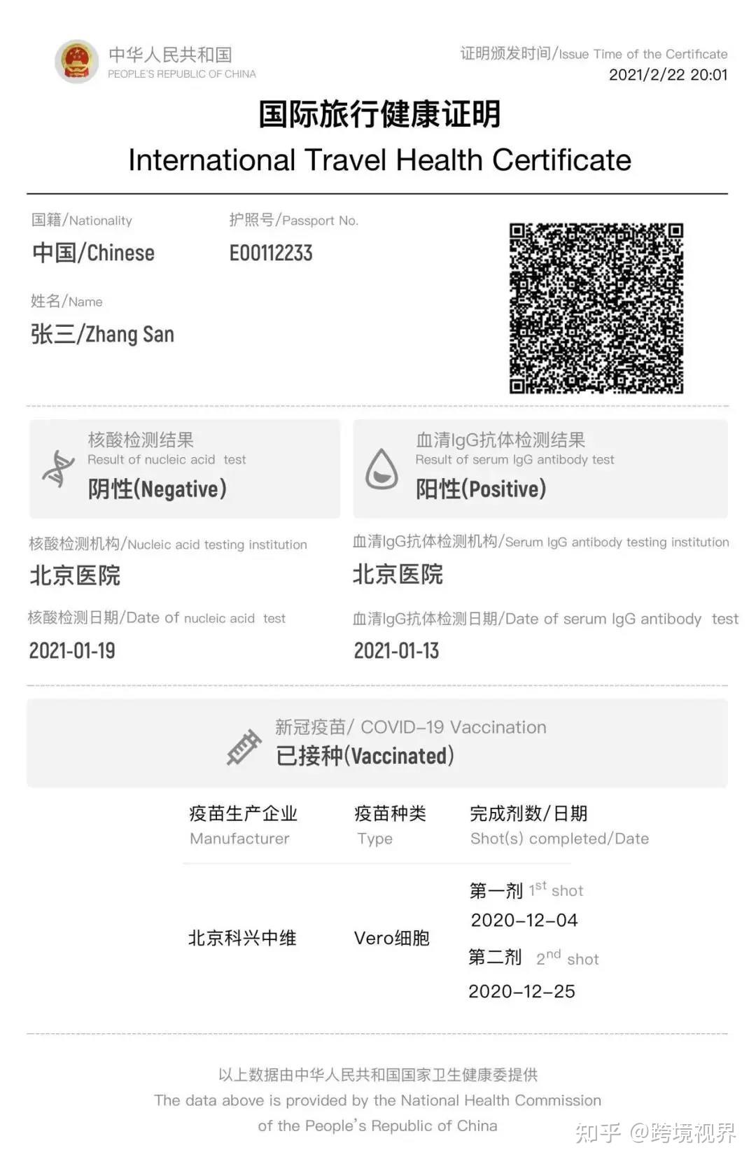 China International Travel Health Certificate china-international-travel-health-certificate