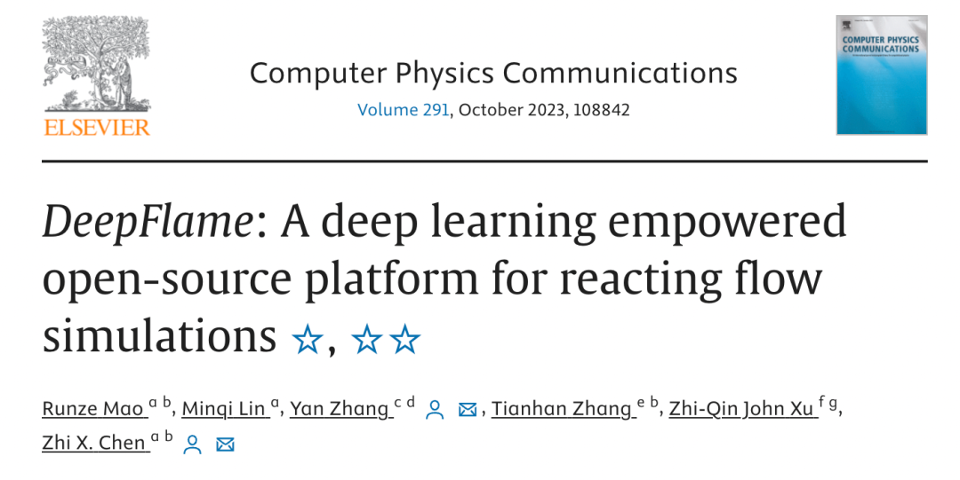 研究进展 | DeepFlame—深度学习赋能的燃烧反应流模拟开源软件 - 知乎
