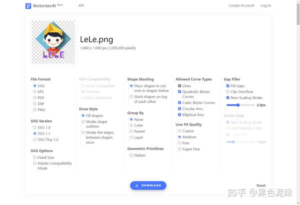 Vectorizer.AI：让你的图片像素无限放大的秘密武器 - 知乎