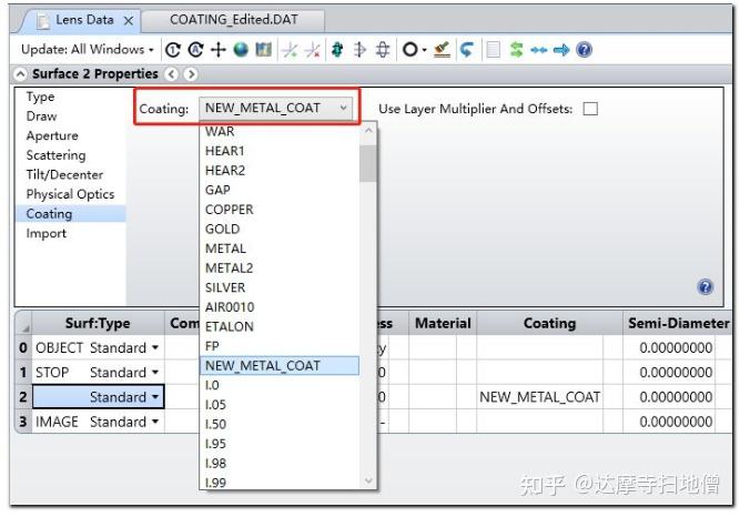 ZEMAX | 如何在 OpticStudio 中定义金属材料 - 知乎