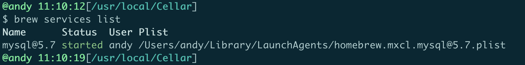 Mac电脑 | 通过brew命令行安装MySQL@5.7 - 知乎