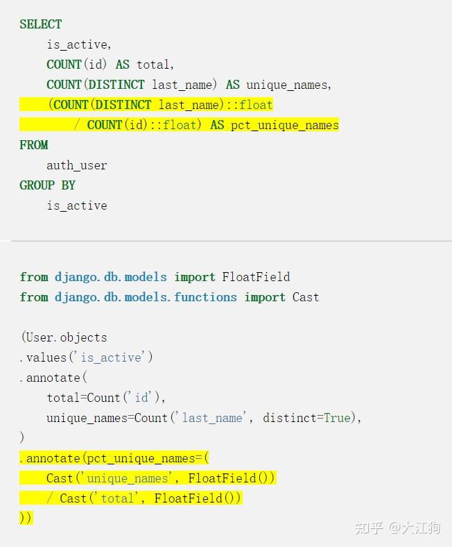 使用SQL语言了解Django ORM中的分组(group by)和聚合(aggregation) - 知乎