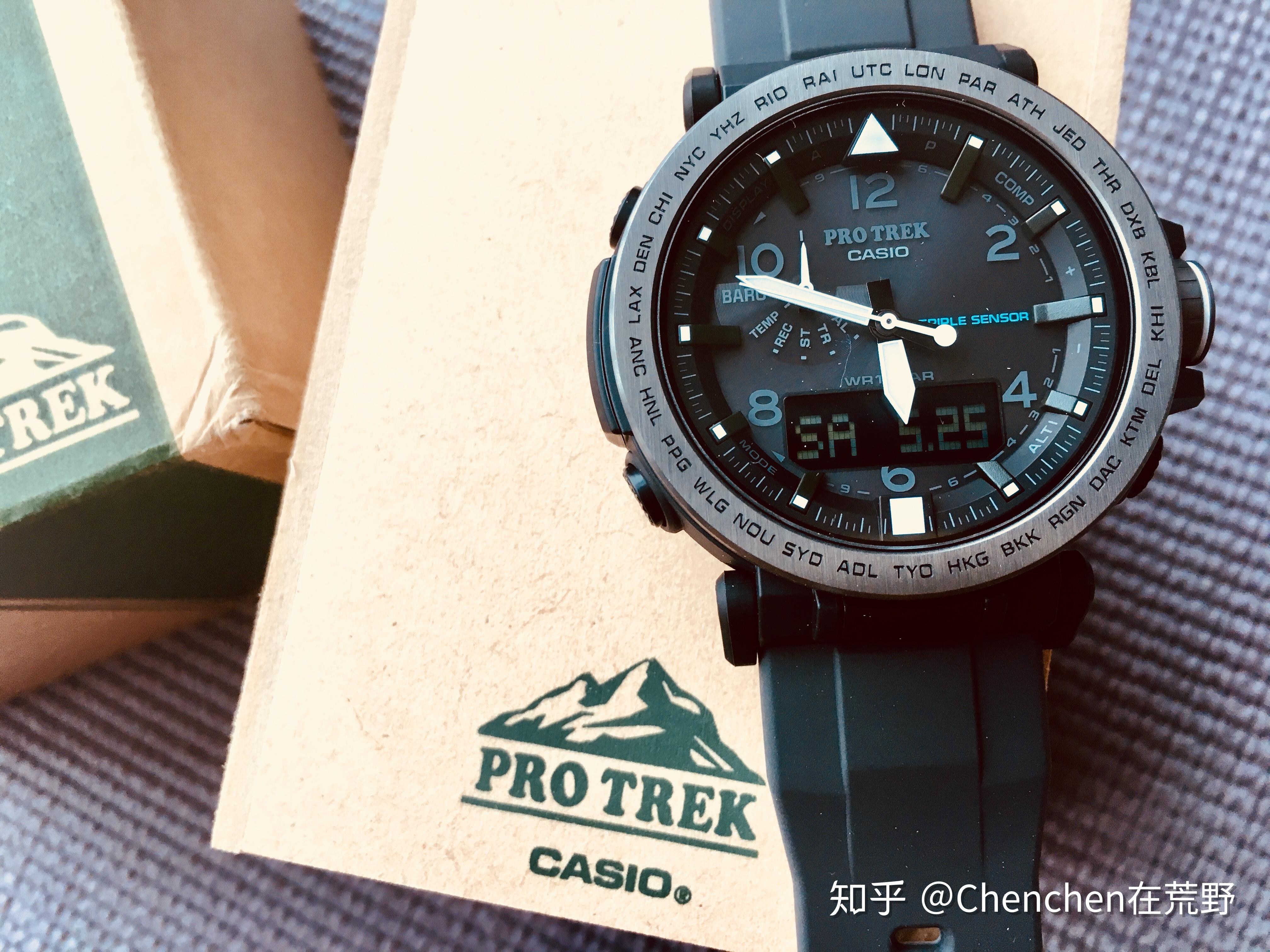 测评 Casio PRO TREK ∣“我今年买了个表，高山表！” - 知乎