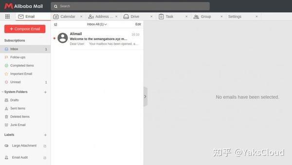 阿里云国际版设置阿里邮件企业邮箱客户端教程 - 知乎
