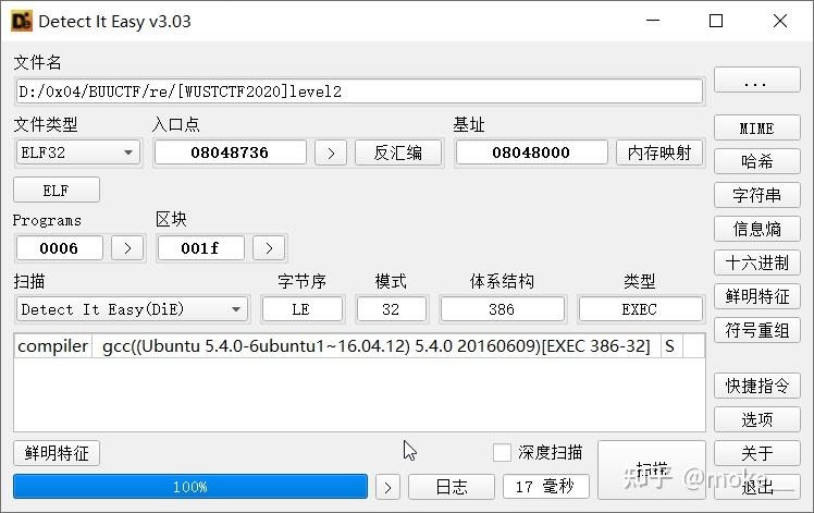 BUUCTF-RE-[WUSTCTF2020]level2 - 知乎