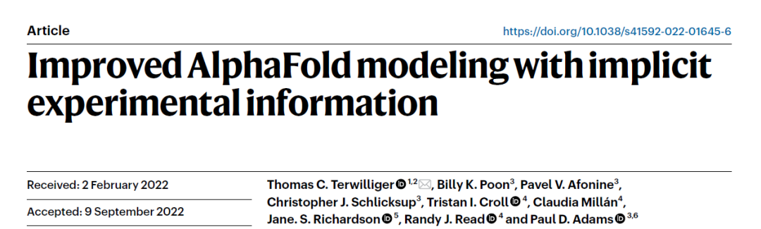 Nat Methods | 首次引入密度图进一步改进AlphaFold建模 - 知乎