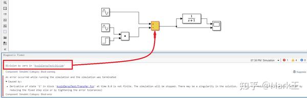 Derivative of state '1' in block ~ at time 0.0 is not finite. 积分状态变量数据奇异问题的一种解决方案 - 知乎