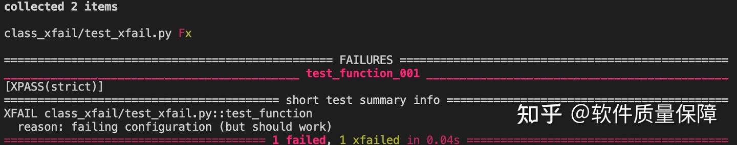 Pytes系列（6）-使用xfail处理失败用例 - 知乎