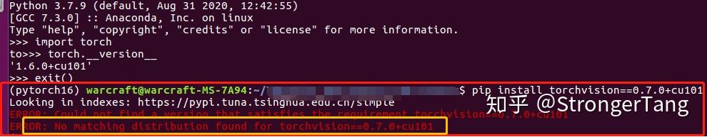 RuntimeError: No such operator torchvision::nms解决 - 知乎