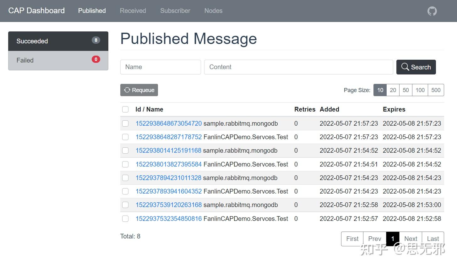 NetCore使用DotNetCore.CAP框架 - 知乎