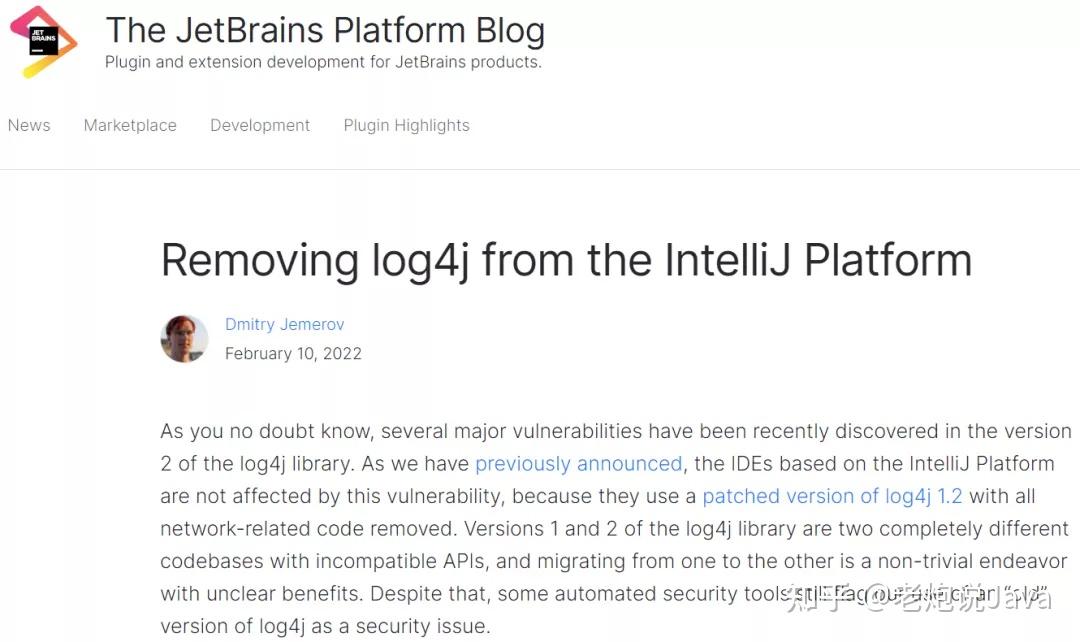 官宣了：IntelliJ IDEA 彻底弃用 Log4j ！ - 知乎