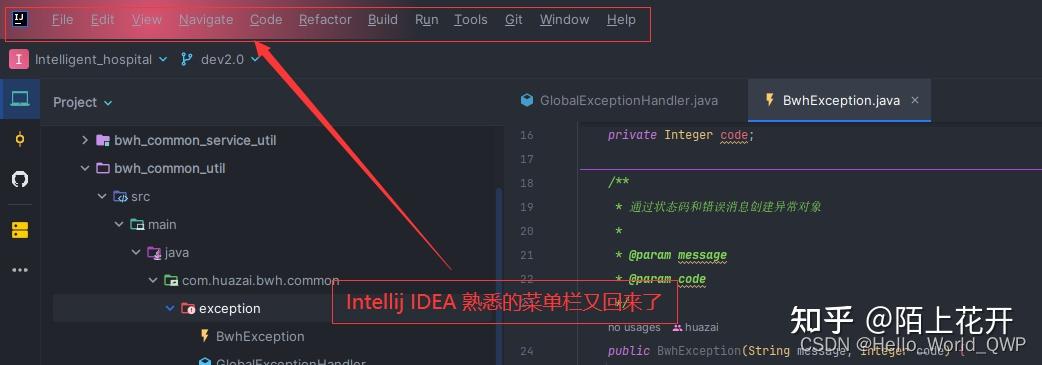 Intellij IDEA菜单栏不见了(Main Menu as Separate Toolbar)恢复菜单栏显示的解决办法 - 知乎