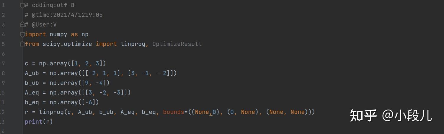 Python 求解线性规划问题 知乎