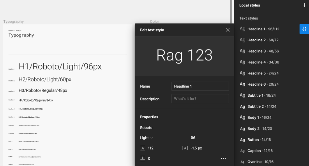 Material Design+Figma，一次性搞定作品集中的字体设置！ - 知乎