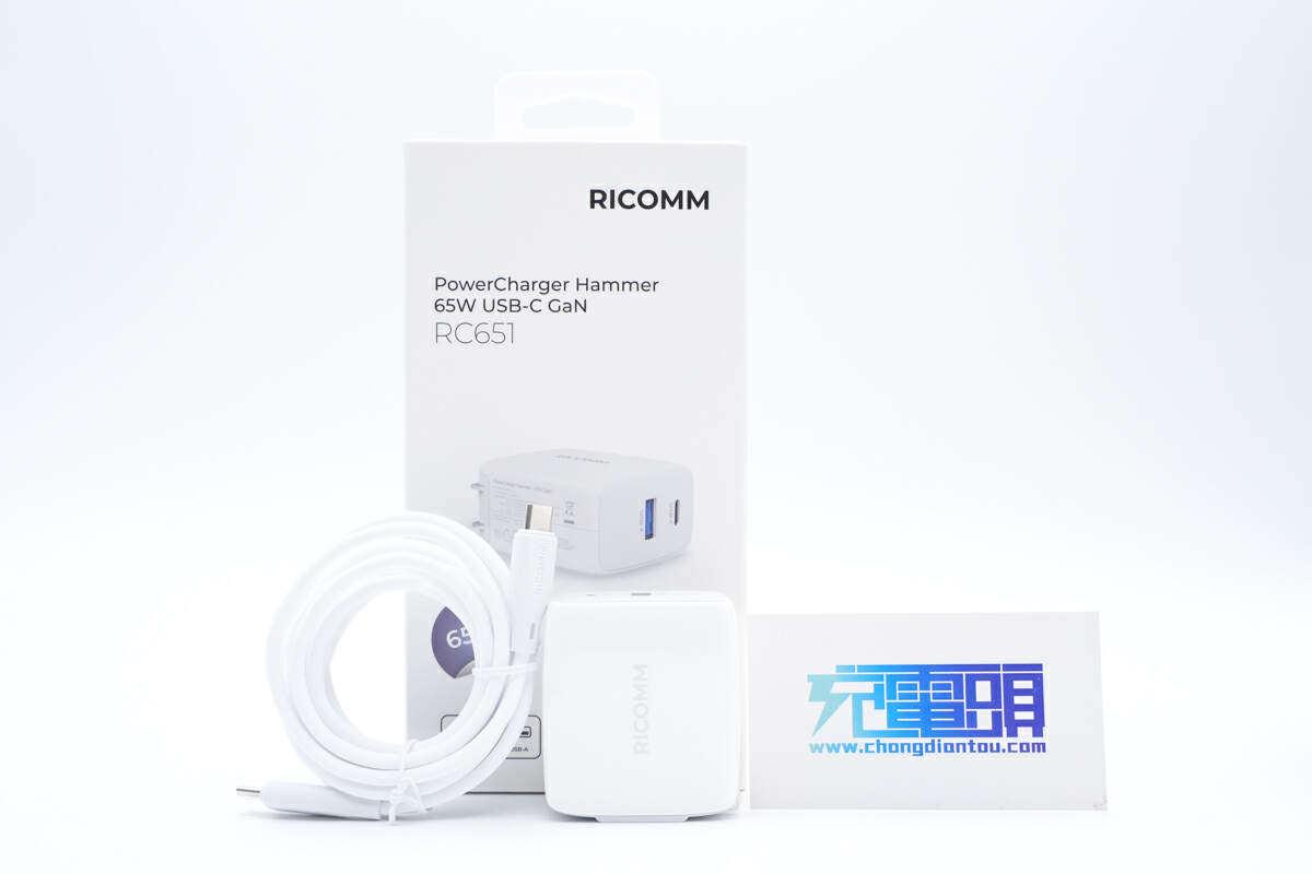拆解报告：RICOMM雅各通65W 1A1C氮化镓充电器RC651 US - 知乎