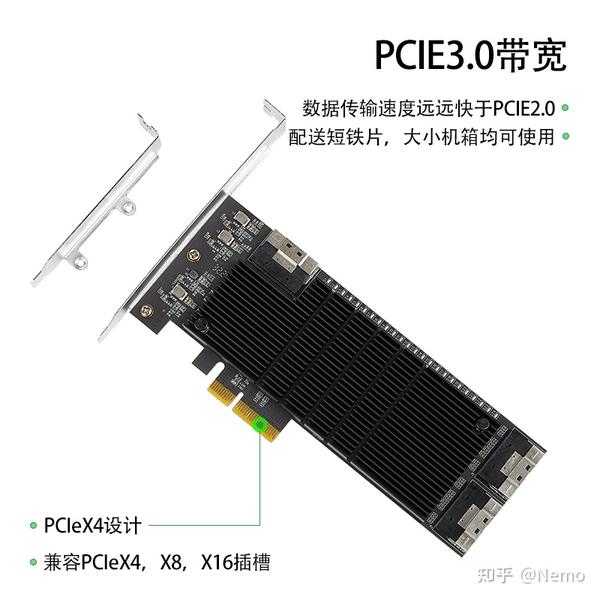 新品推荐：PCIe 3.0x4转24口SATA 6G扩展卡 - 知乎