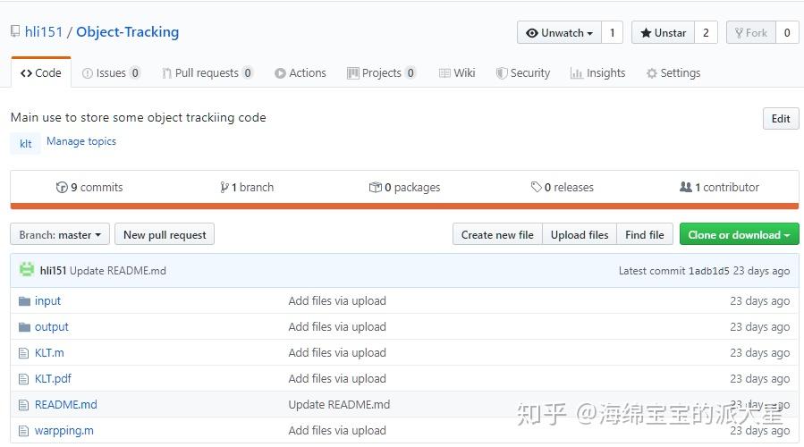 KLT目标跟踪学习与代码实现 - 知乎