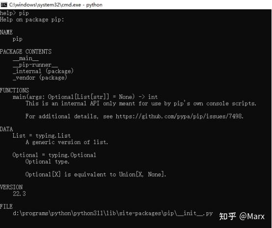 Python 3.11.0下载安装并使用help查看模块信息（Win11） - 知乎