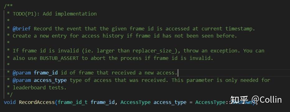 CMU15-445 Fall 2023 PROJECT #1 - BUFFER POOL - 知乎