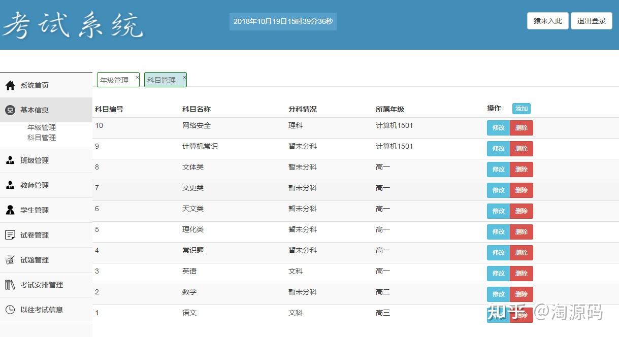 使用 Vue 和 Element Ui开发的在线考试系统 知乎