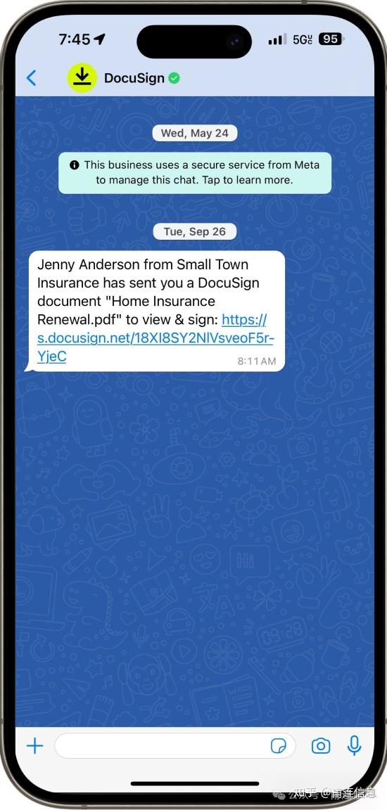 DocuSign通知签署的三种方式——邮件、短信、WhatsApp - 知乎