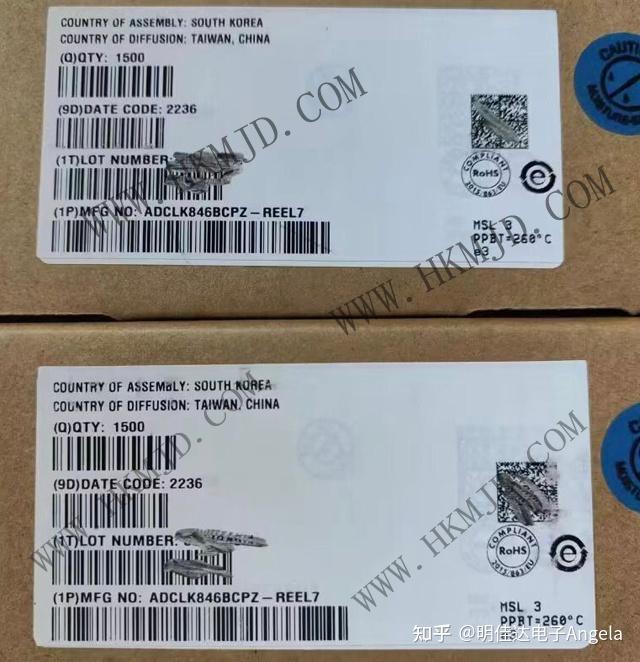 （供应IC芯片）模拟前端 – AFE ADC32RF80IRMPT_ADCLK846BCPZ低功耗时钟扇出缓冲器 - 知乎