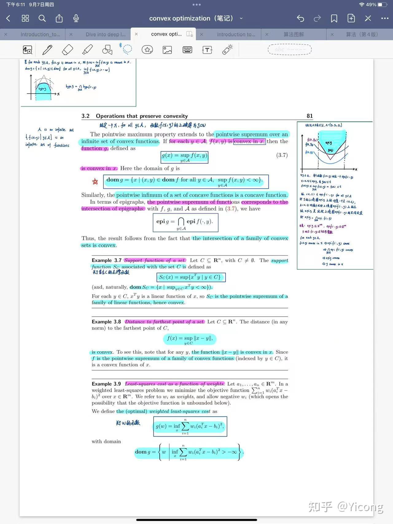 如何理解凸函数逐点上确界pointwise supremum和逐点下确界pointwise infimum具有保凸性 - 知乎