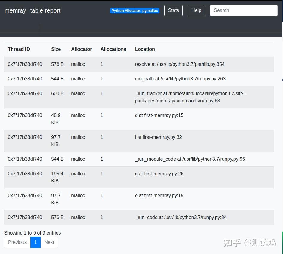性能测试，python 内存分析工具 -memray - 知乎