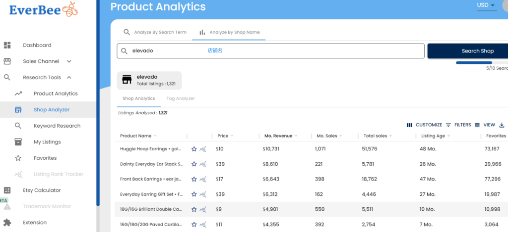 Etsy免费工具-everbee - 知乎