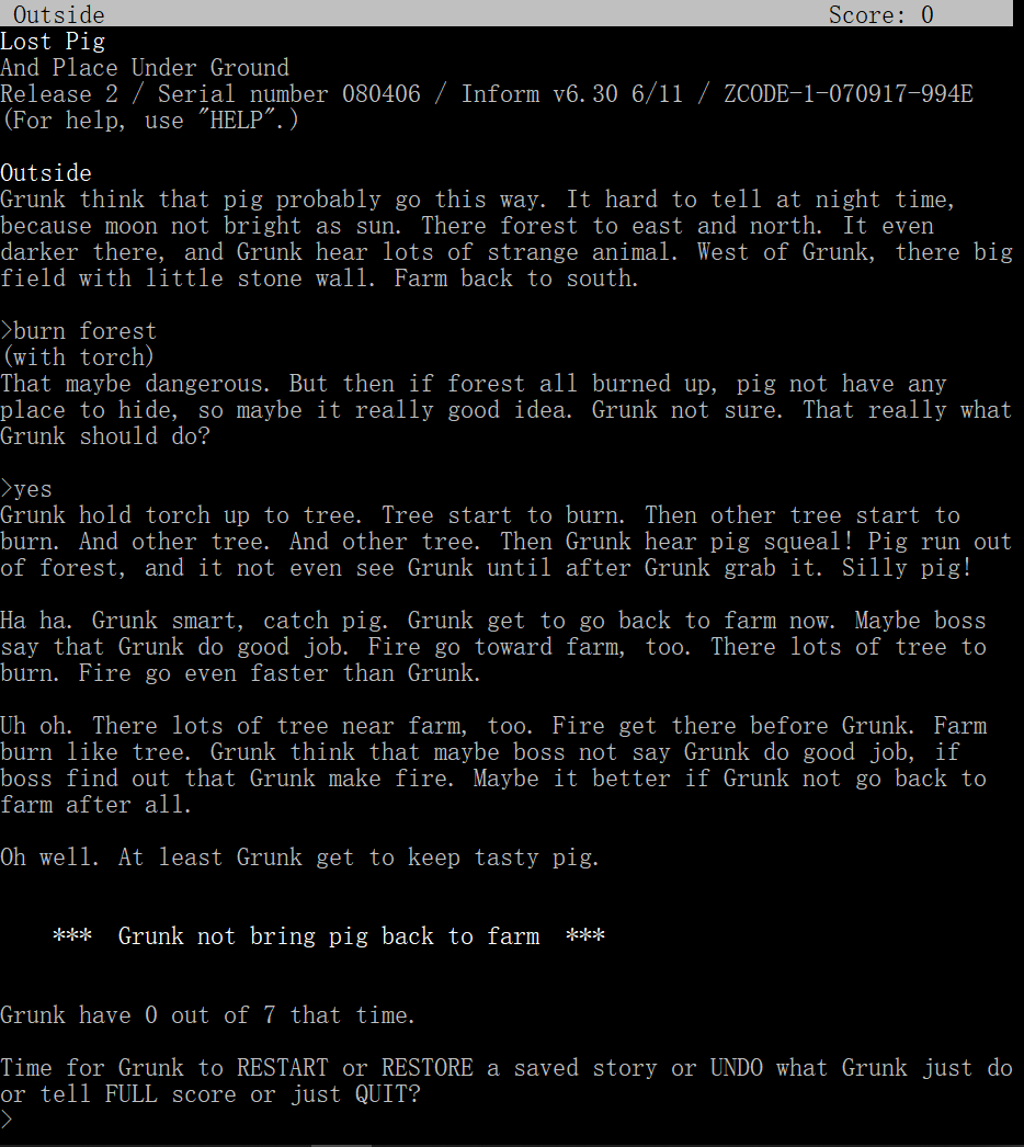 Interactive fiction（文字游戏/互动小说）的鼻祖——Parser-based IF（文本解析式互动小说 ） - 知乎