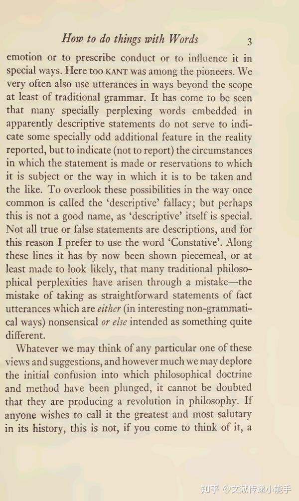 约翰·朗肖·奥斯汀,如何以言行事,英文版,How to do things with words by J.L.Austin 1962 - 知乎