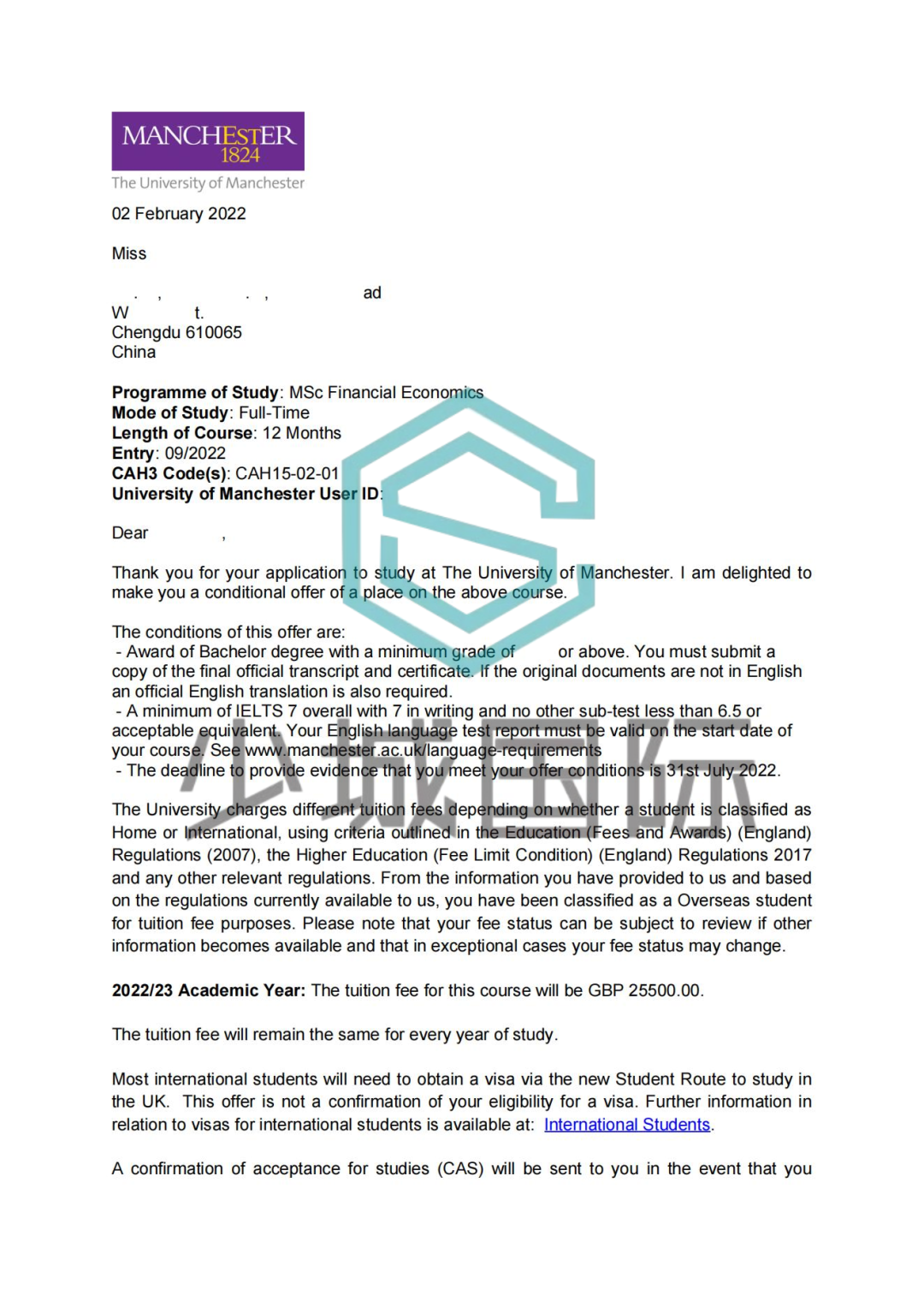 成都少城国际留学录取案例|2022Fall我的NTU、UCL、KCL、曼大和布大大满贯录取记！ - 知乎