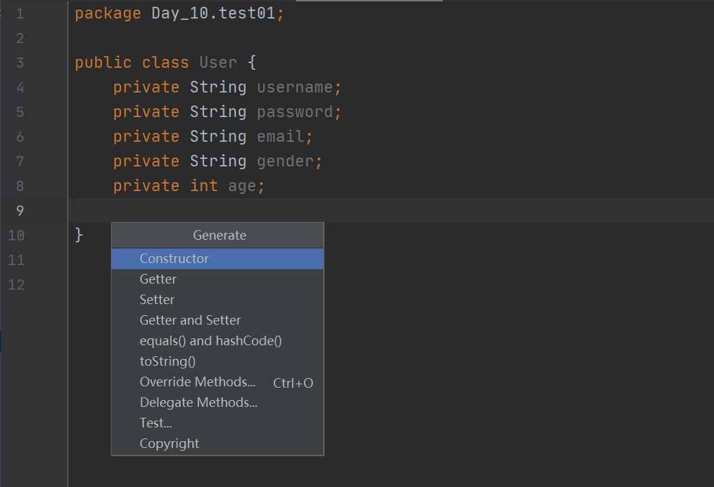 idea快捷生成有参无参 set get方法 - 知乎