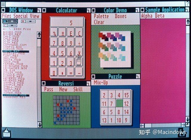 Windows 1.0开发历程和程序集 - 知乎