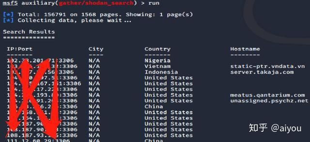 Metasploit -- Shodan搜索 - 知乎
