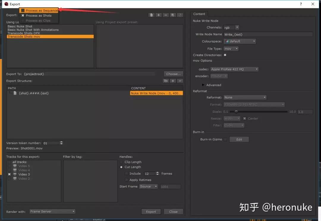 工作经验分享nuke studio常用操作 - 知乎