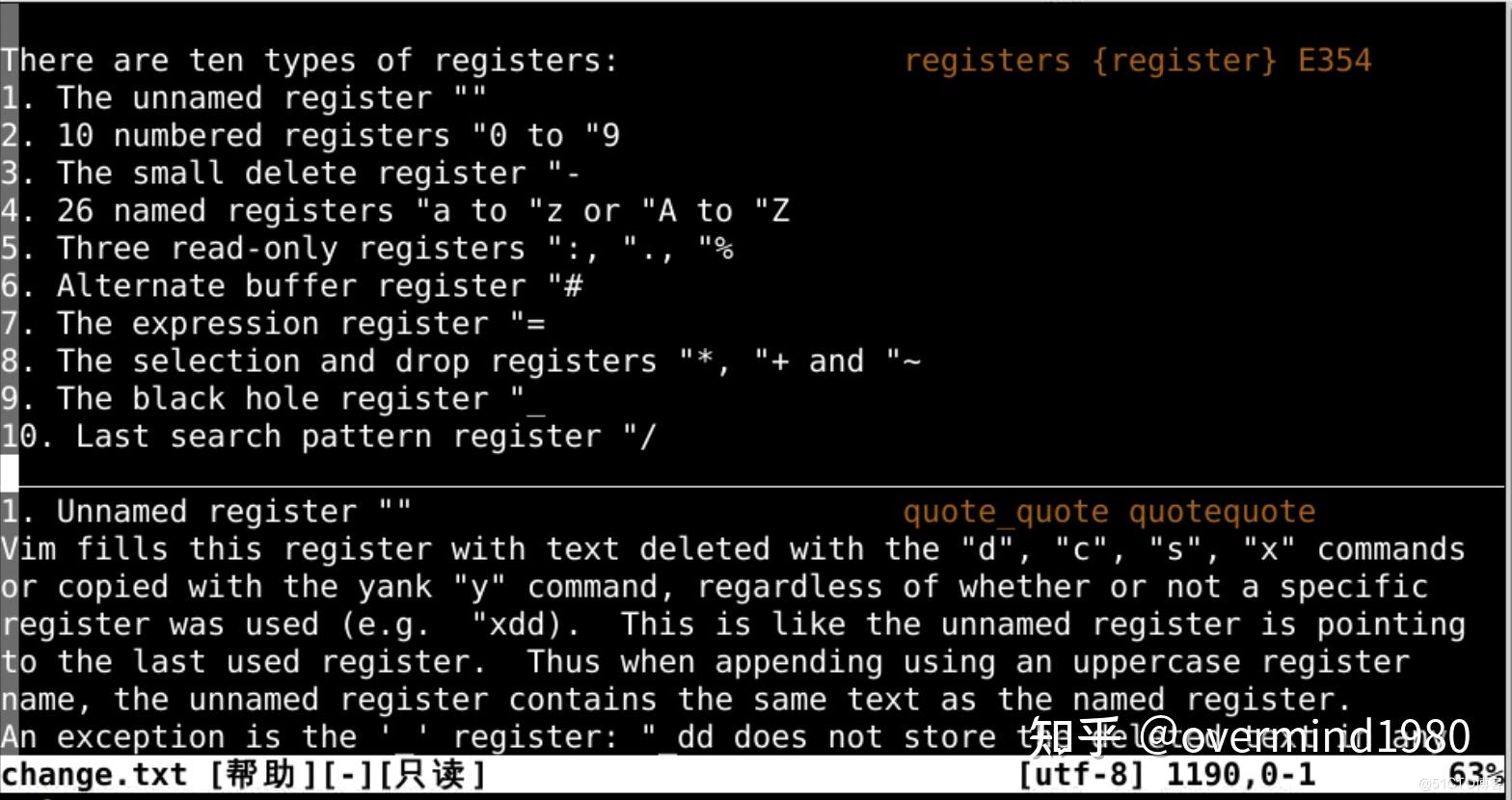 oeasy教您玩转vim - 41 - # 各寄存器 - 知乎