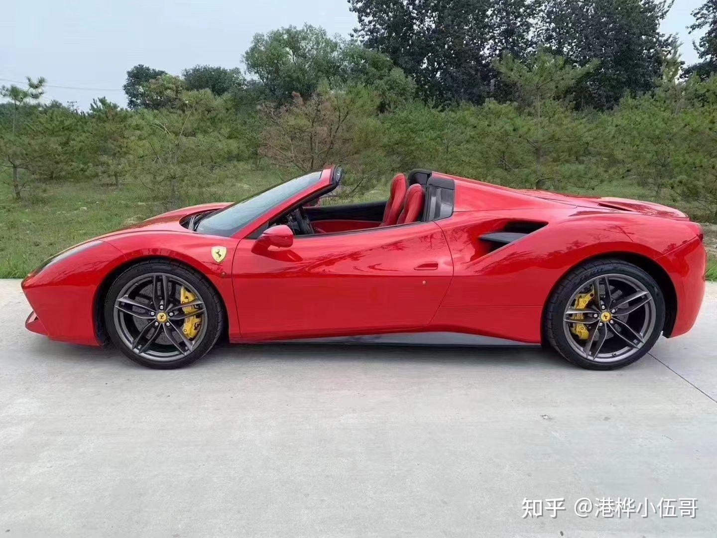 2018款法拉利488 Spider敞篷版，底盘升降 /倒车影像/LED方向盘/陶瓷刹车 - 知乎