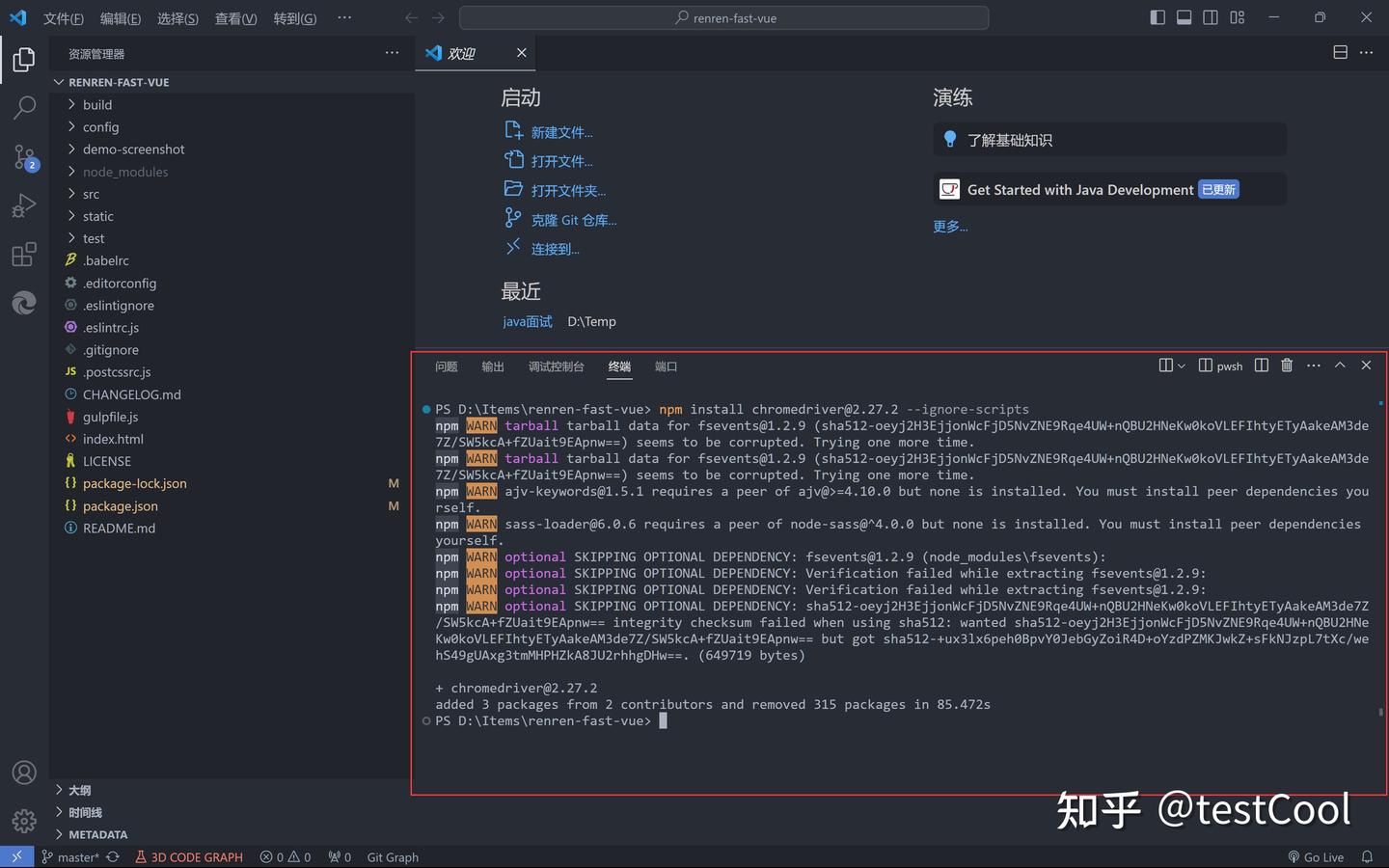 Renren Fast Vue 项目部署以及install问题解决 知乎
