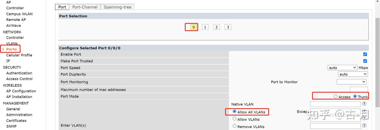 Aruba基础配置 - 知乎