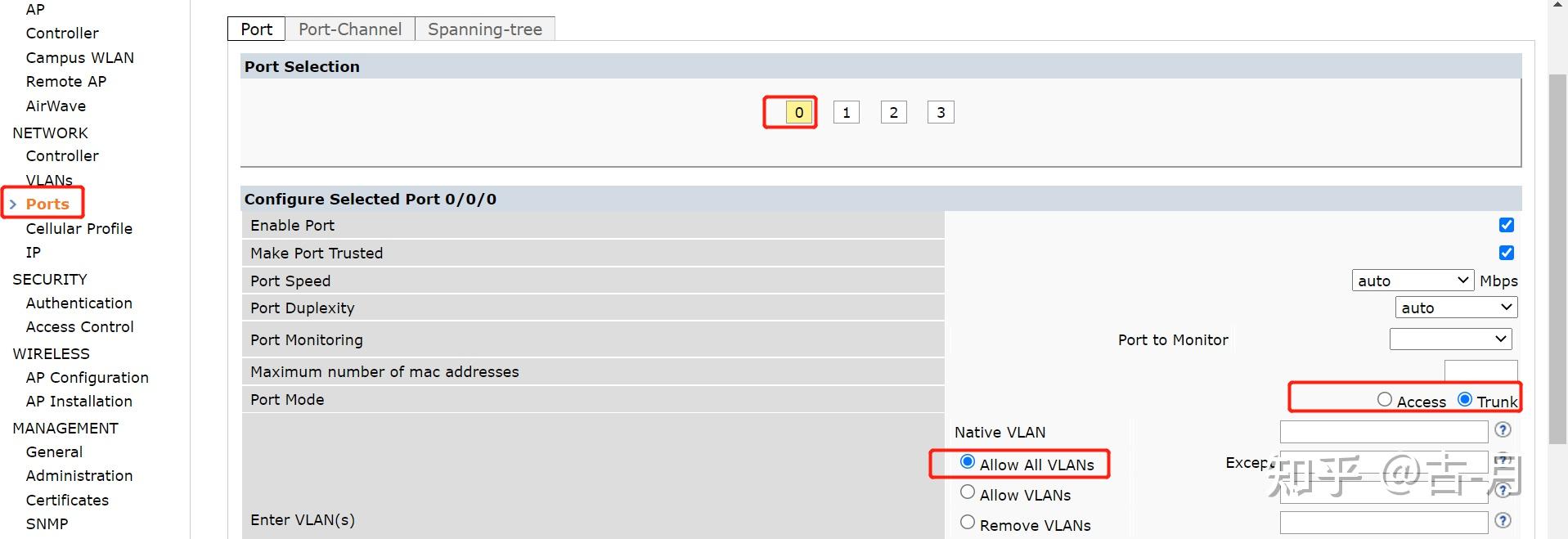 Aruba基础配置 - 知乎