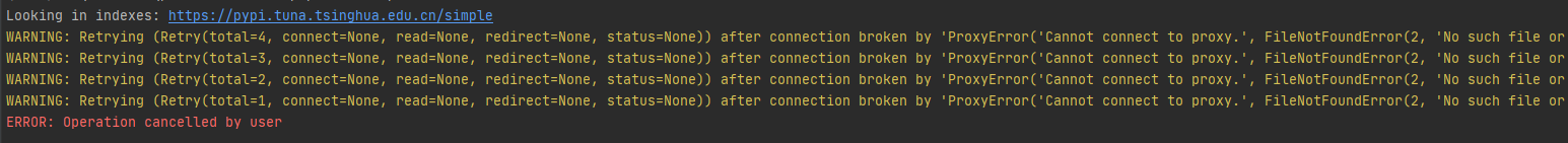 pip安装时Retrying问题 - 知乎