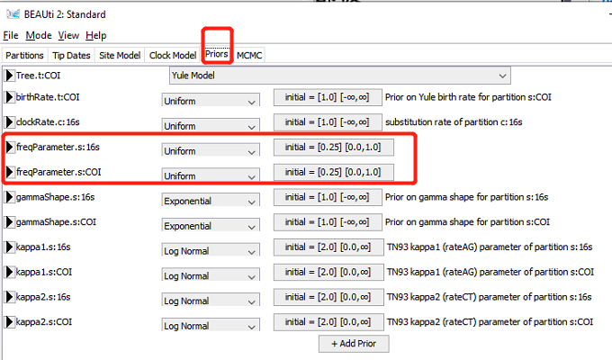 How to set site priors in BEAST 2? - 知乎